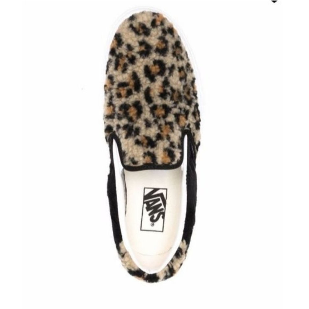 Vans Classic Slip On 59 Sherpa Leopard Print Shoes Sn… - Gem